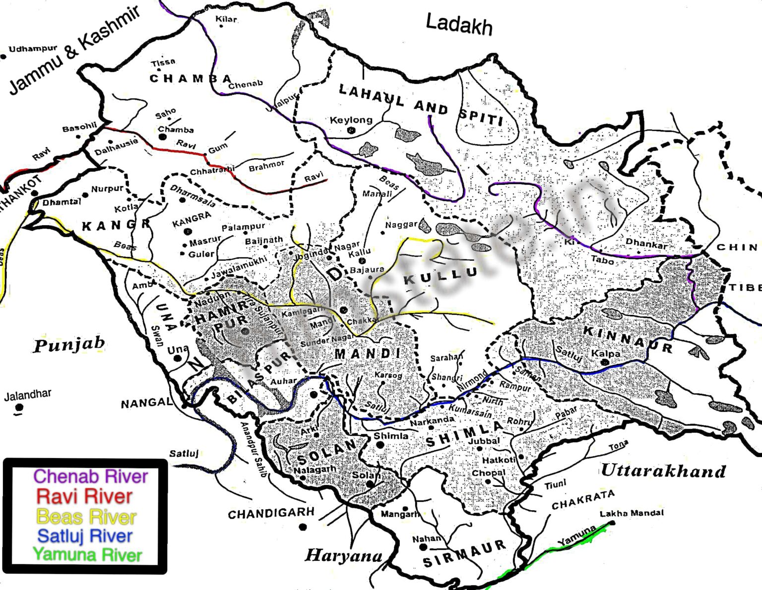 Rivers Flowing Through Himachal Pradesh: A Brief Overview | Himstate ...